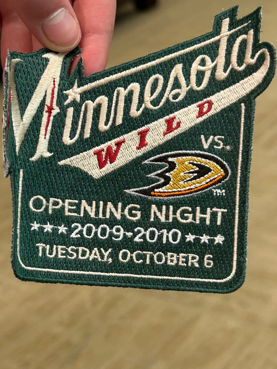 Minnesota Wild Hockey Opening Night Patch October 6, 2009 – Minn Dak ...