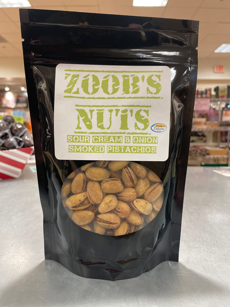 Zoobs Sour Cream and Onion Smoked Pistachios – Minn Dak Market at West ...